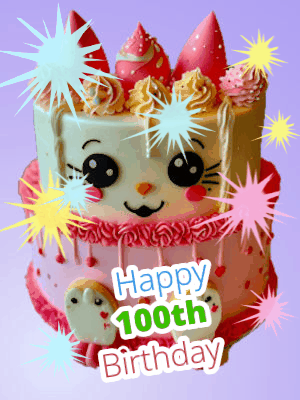 Happy 100th Birthday GIF 128