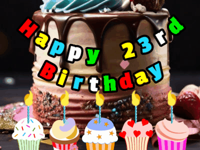 Happy 23rd Birthday GIF 143