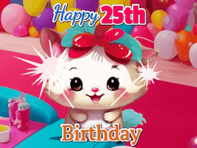 Happy 25th Birthday GIF 135