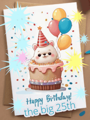 Happy 25th Birthday GIF 145