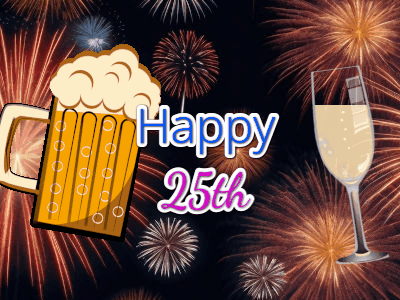 Happy 25th Birthday GIF 152