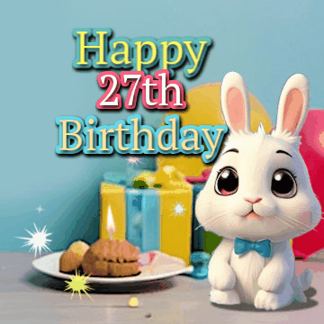 Happy 27th Birthday GIF 120