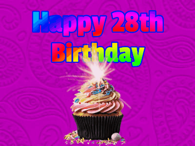 Happy 28th Birthday GIF 54