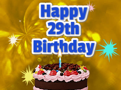 Happy 29th Birthday GIF 27