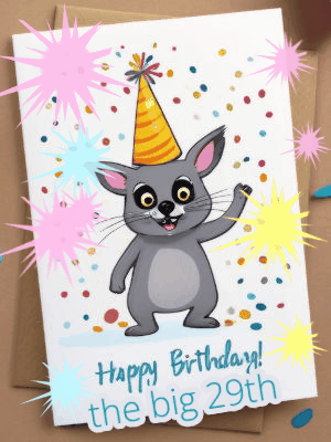Happy 29th Birthday GIF 51