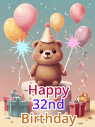 Happy 32nd Birthday GIFs