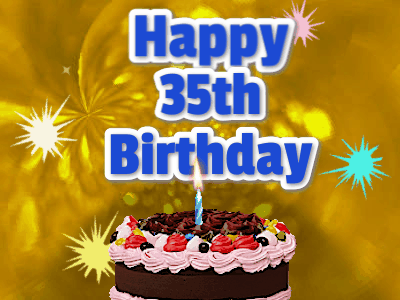 Happy 35th Birthday GIF 27