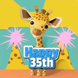Happy 35th Birthday GIF 31