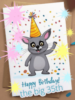 Happy 35th Birthday GIF 51