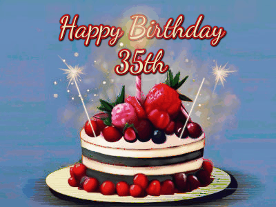 Happy 35th Birthday GIF 62