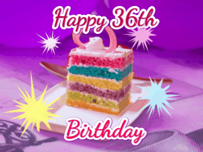 Happy 36th Birthday GIF 141