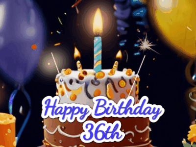 Happy 36th Birthday GIF 148