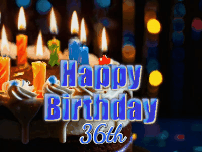 Happy 36th Birthday GIF 149