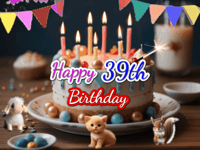 Happy 39th Birthday GIF 154