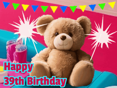 Happy 39th Birthday GIF 8