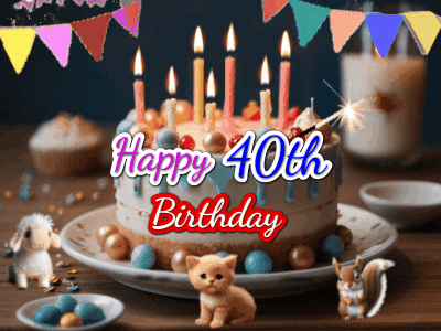 Happy 40th Birthday GIF 154