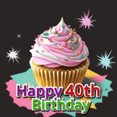 Happy 40th Birthday GIF 94