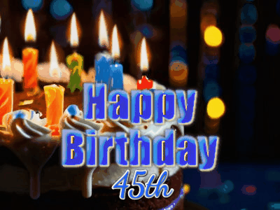 Happy 45th Birthday GIF 149