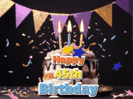 Happy 45 Birthday GIFs