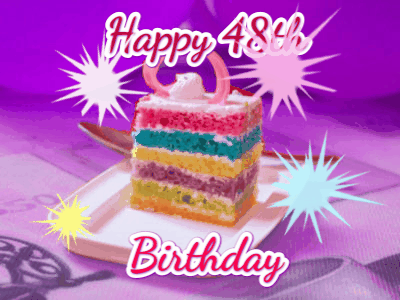 Happy 48th Birthday GIF 141