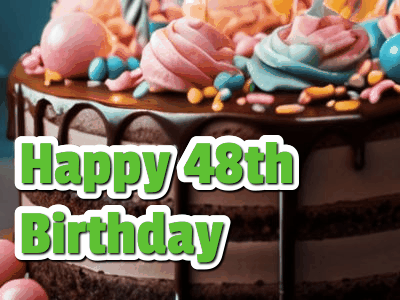 Happy 48th Birthday GIF 28