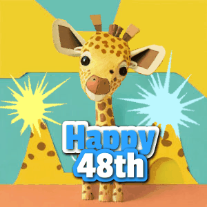 Happy 48th Birthday GIF 31