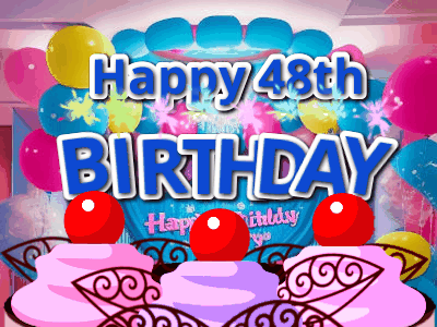Happy 48th Birthday GIF 43
