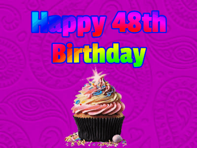 Happy 48th Birthday GIF 54