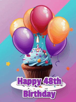 Happy 48th Birthday GIF 99