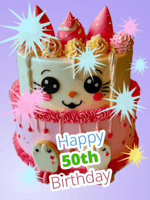 Happy 50th Birthday GIF 128