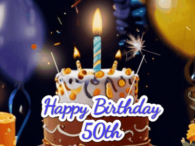 Happy 50th Birthday GIF 148