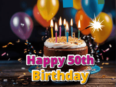 Happy 50th Birthday GIF 30