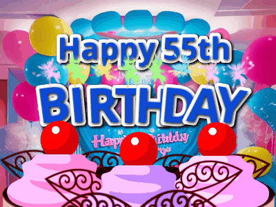 Happy 55th Birthday GIF 43