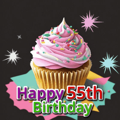 Happy 55th Birthday GIF 94