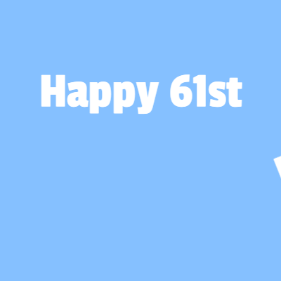 Happy 61st Birthday GIF 33