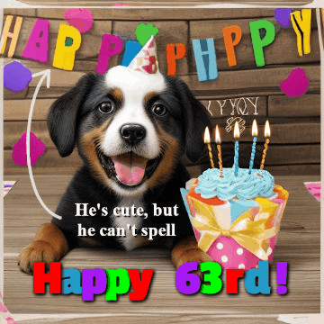 Happy 63rd Birthday GIF 89