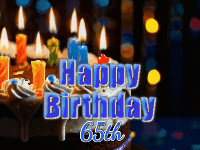 Happy 65th Birthday GIF 149