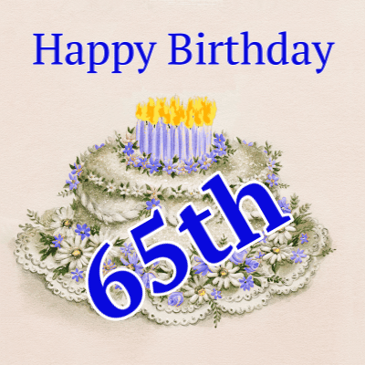 Happy 65th Birthday GIF 5