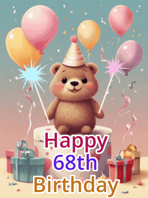 Happy 68th Birthday GIF 113