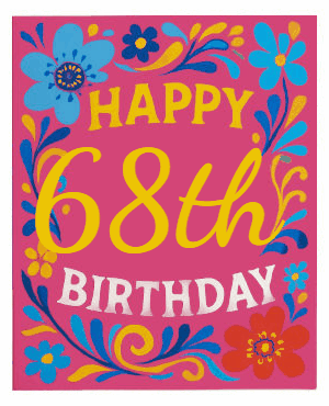 Happy 68th Birthday GIF 163