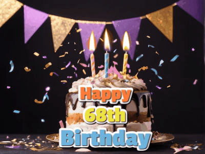 Happy 68th Birthday GIF 78