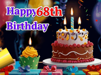 Happy 68th Birthday GIF 98