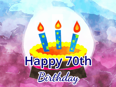 Happy 70th Birthday GIF 129