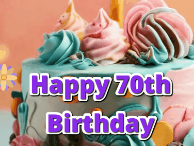 Happy 70th Birthday GIF 82