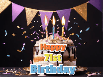 Happy 71st Birthday GIF 78