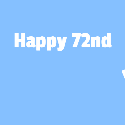 Happy 72nd Birthday GIF 33