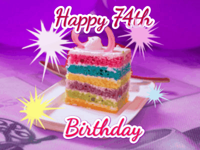 Happy 74th Birthday GIF 141