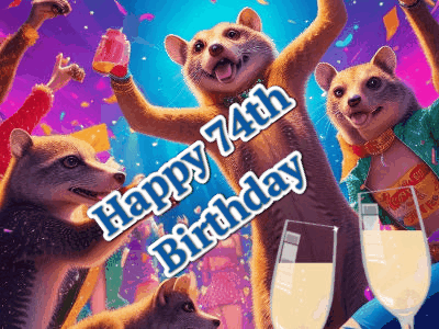 Happy 74th Birthday GIF 64