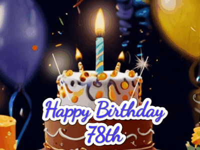 Happy 78th Birthday GIF 148