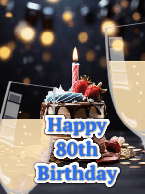 Happy 80th Birthday GIF 34